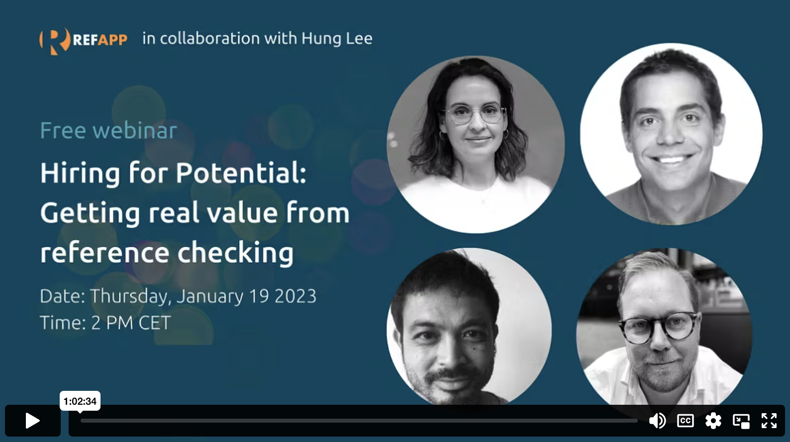 Webinar: Getting real value from reference checking